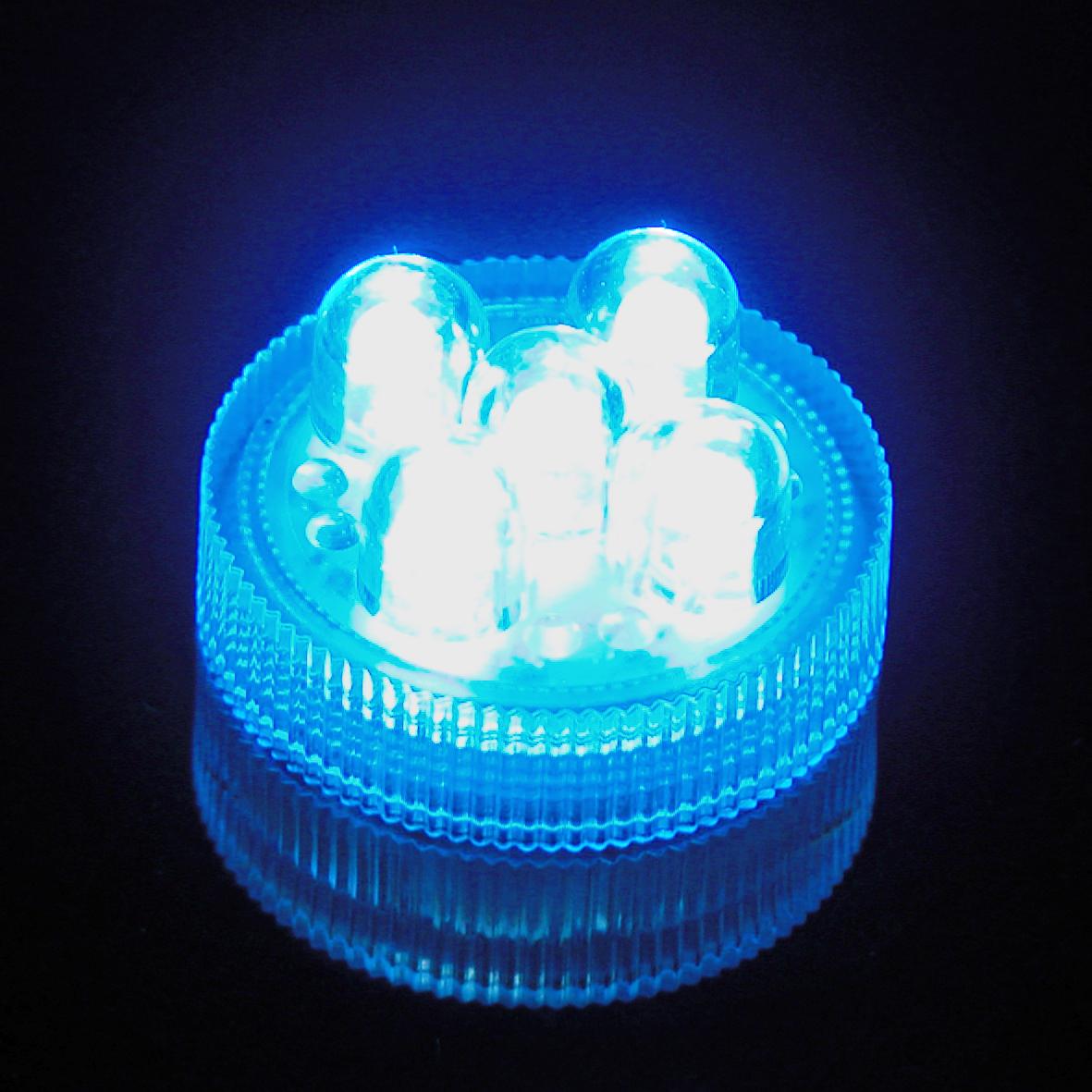 Led X1 couleur submersible réutilisable livré avec ses 2 piles led-eau ...