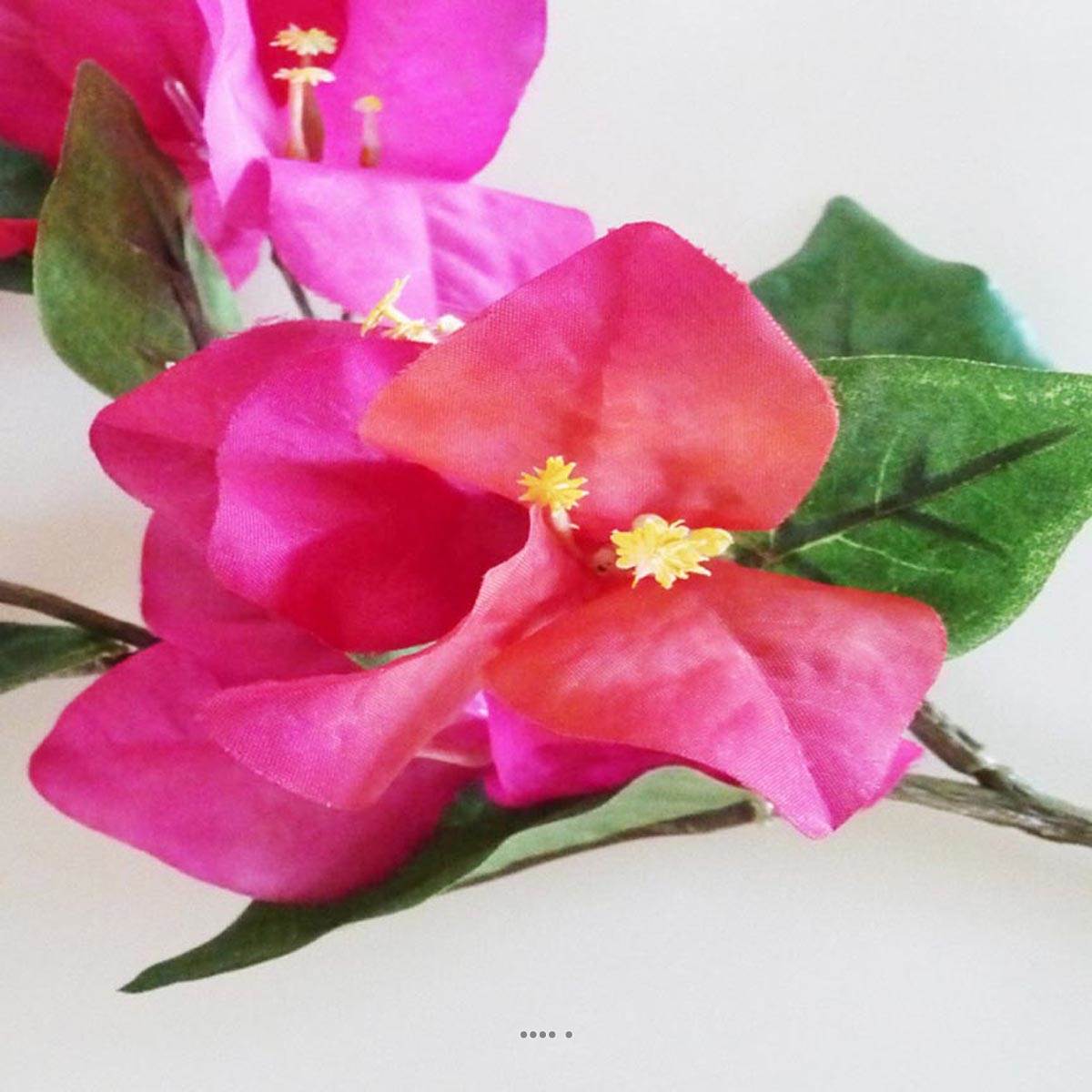 Bougainvillier fleur artificielle H 44 cm superbe de realisme Rose ...