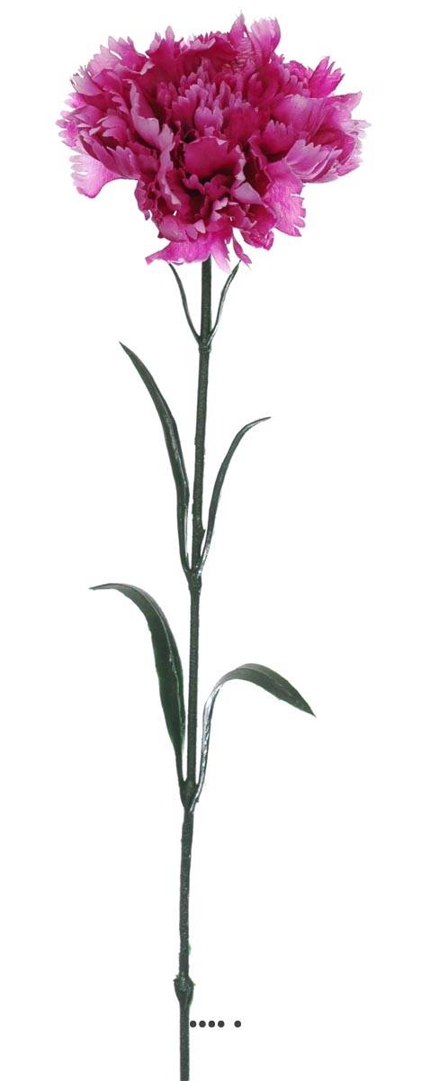 Oeillet artificiel H 60 cm superbe Tete tissu D 8cm | Artificielles.com. Oeillet artificiel H 60 cm superbe Tete tissu D 8cm | Artificielles.com.