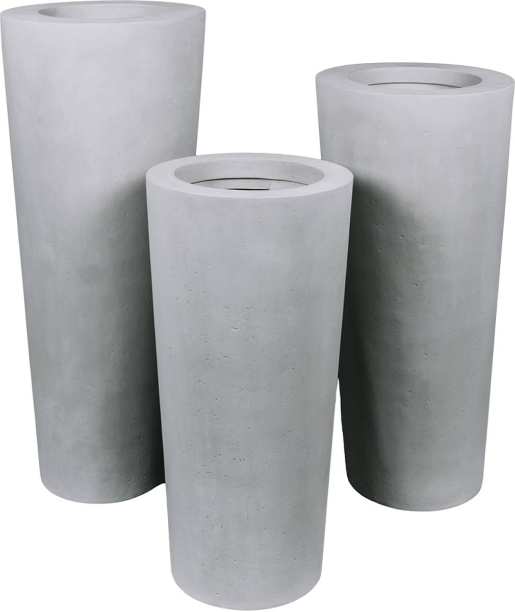 Bac polystone colonne ciment|Artificielles.com
